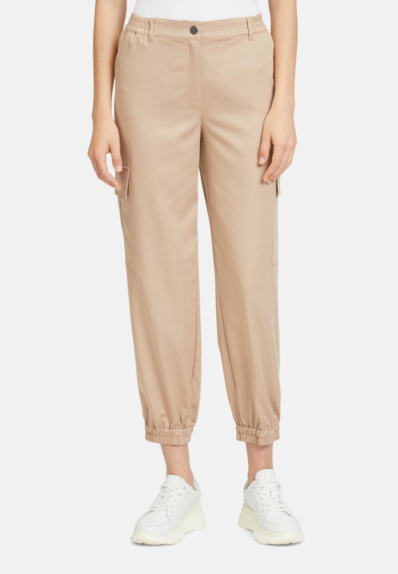 Betty And Co Mit Aufgesetzten Taschen Cargohose Hellbraun Beige