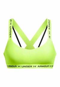 Under Armour CROSSBACK LOW - Sports-BH'er med medium støtte - high vis ...