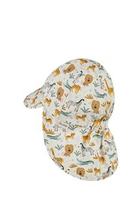 Sterntaler MIT NACKENSCHUTZ ZOOTIERE - Cap - ecru/beige - Zalando