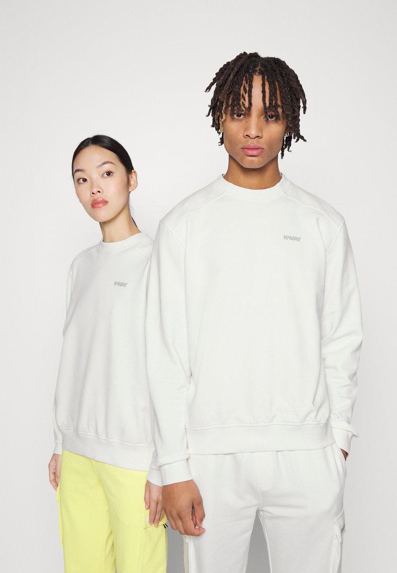 K-Way EXCLUSIVE UNISEX RUPERT - Mikina - white/bílá - Zalando.cz