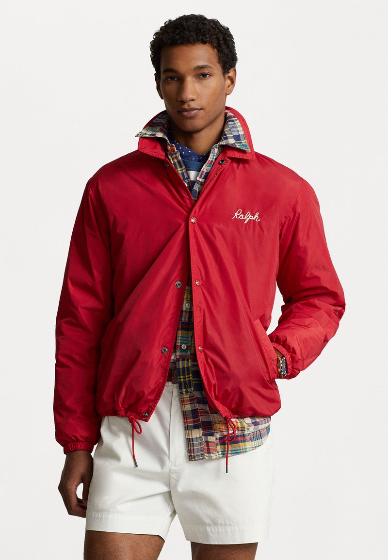 Polo Ralph Lauren COACH'S LINED - Light jacket - red - Zalando.co.uk