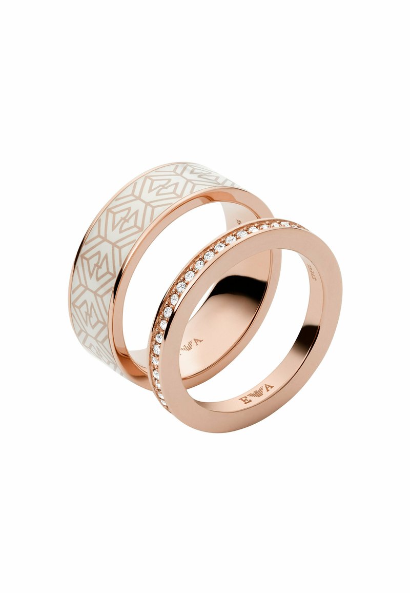 Emporio Armani Bague - rose gold/rose doré - ZALANDO.BE