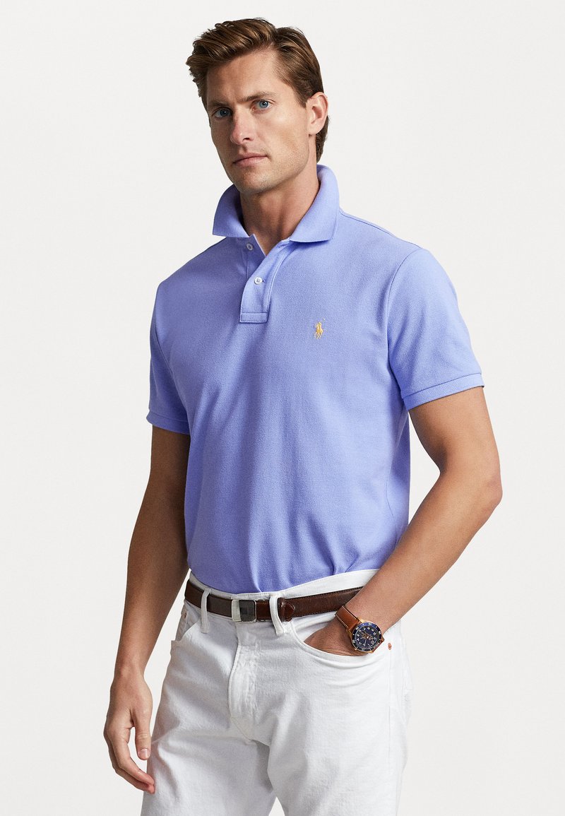 Polo Ralph Lauren SLIM FIT POLO SHIRT - Polo shirt - lafayette blue/light blue - Zalando.co.uk