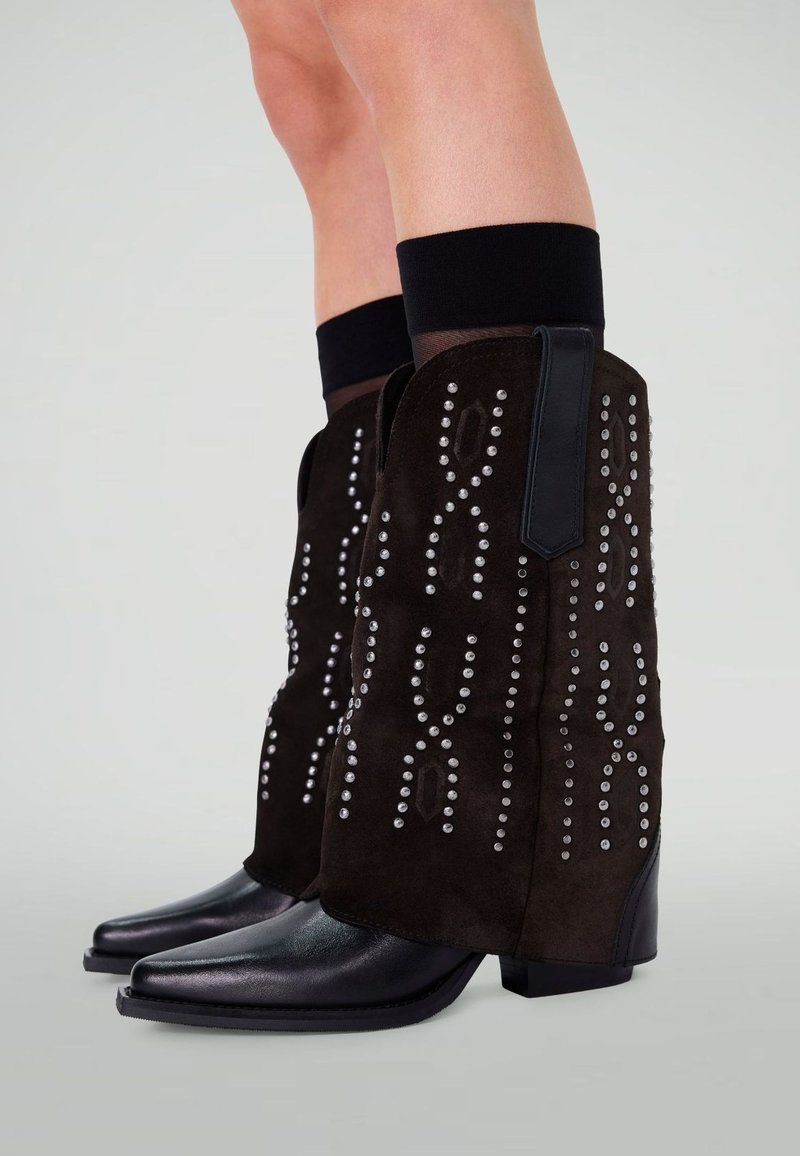 sacha WESTERN MIT NIETEN - Cowboy/Biker boots - black - Zalando