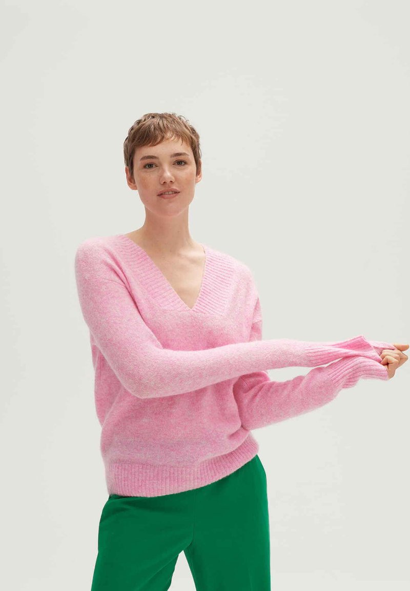 Opus Strickpullover - cotton candy/pink - Zalando.at