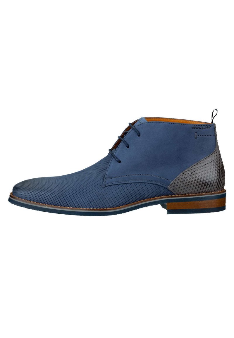 Van Lier AMALFI - Lace-up ankle boots - blue grey/blue - Zalando
