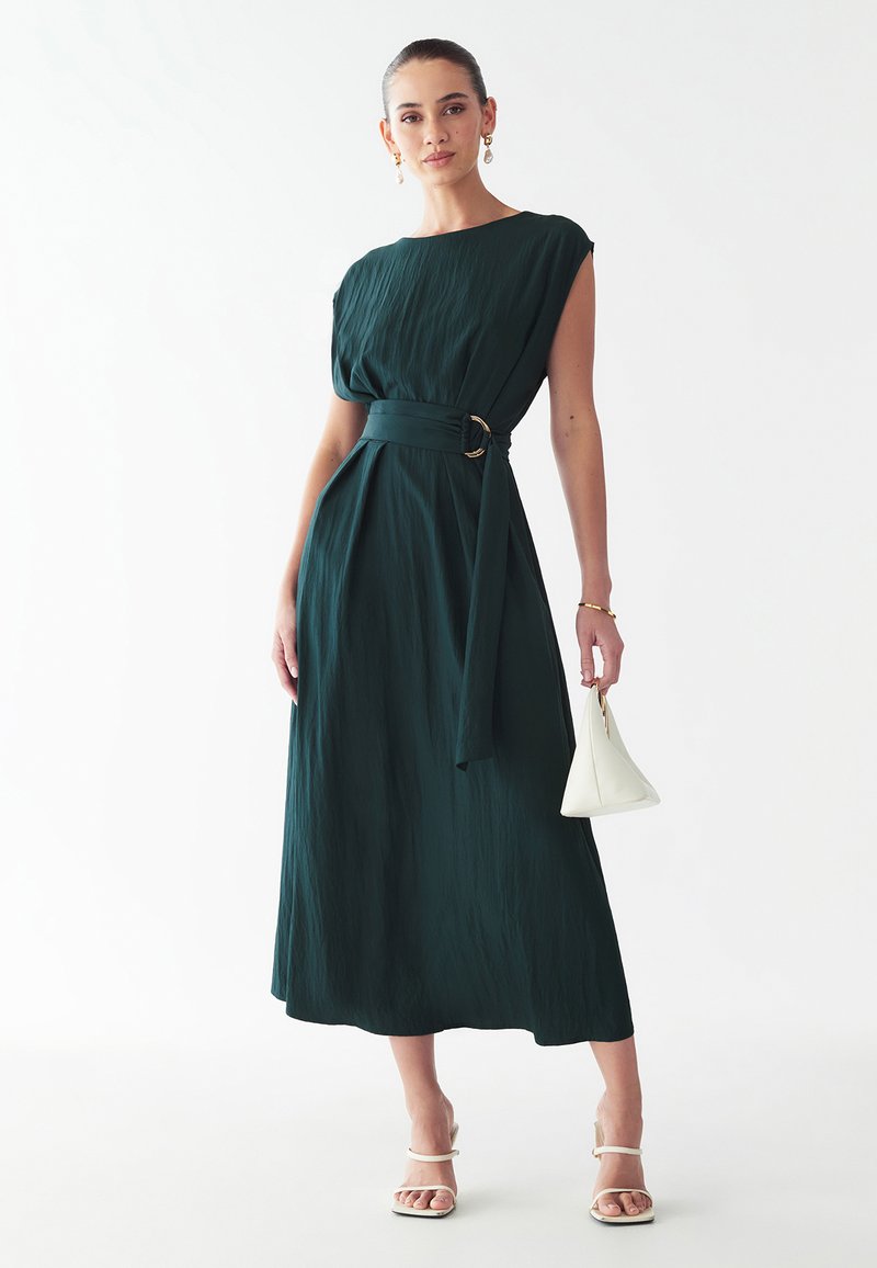 WILLA YANA MIDI - Robe de jour - midnight emerald/vert - ZALANDO.FR