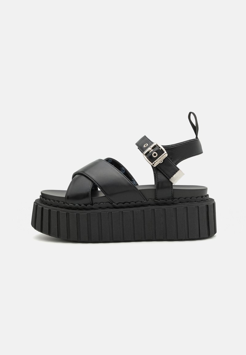 LAMODA LIFE'S A BEACH - Plateausandaler - black/sort - Zalando.dk