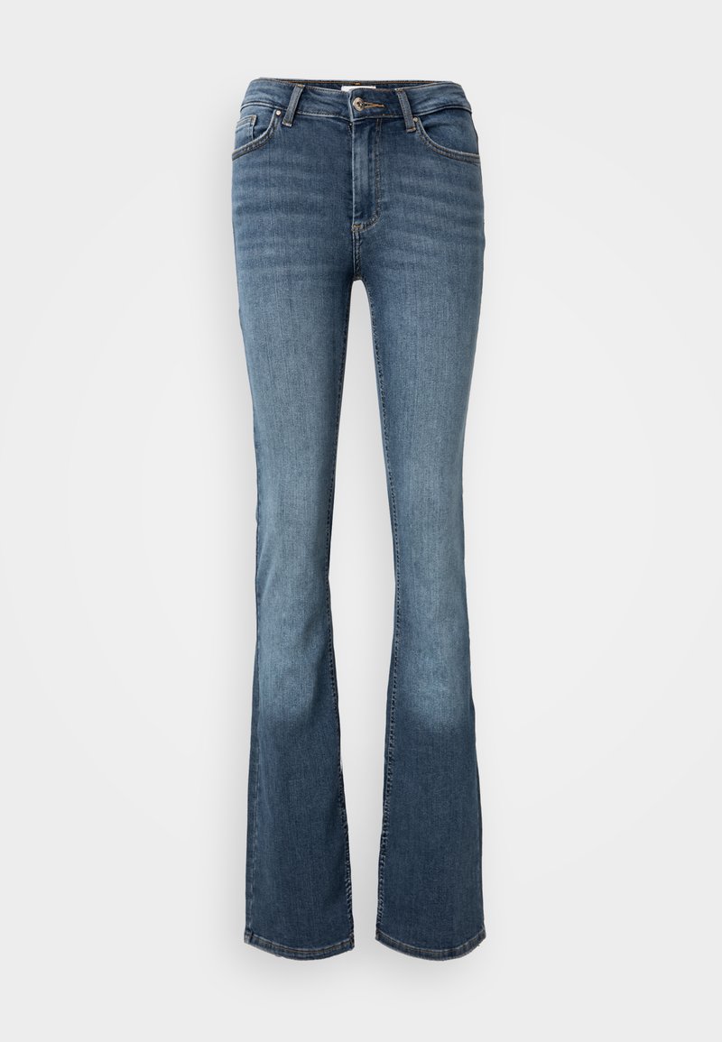 ONLY Tall ONLBLUSH MID FLARED - Flared Jeans - medium blue denim/blue ...