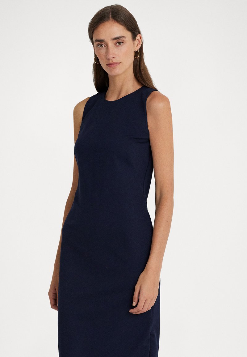 Lauren Ralph Lauren DARIAN SLEEVELESS DAY DRESS - Vestito di maglina - lighthouse navy/blu ...