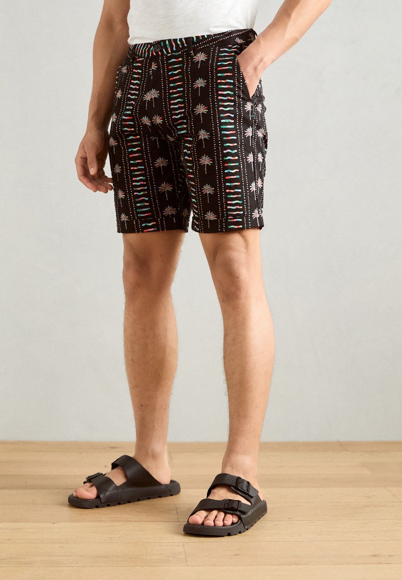 Scotch & Soda STUART PRINTED - Shorts - black/multi/black - Zalando.co.uk