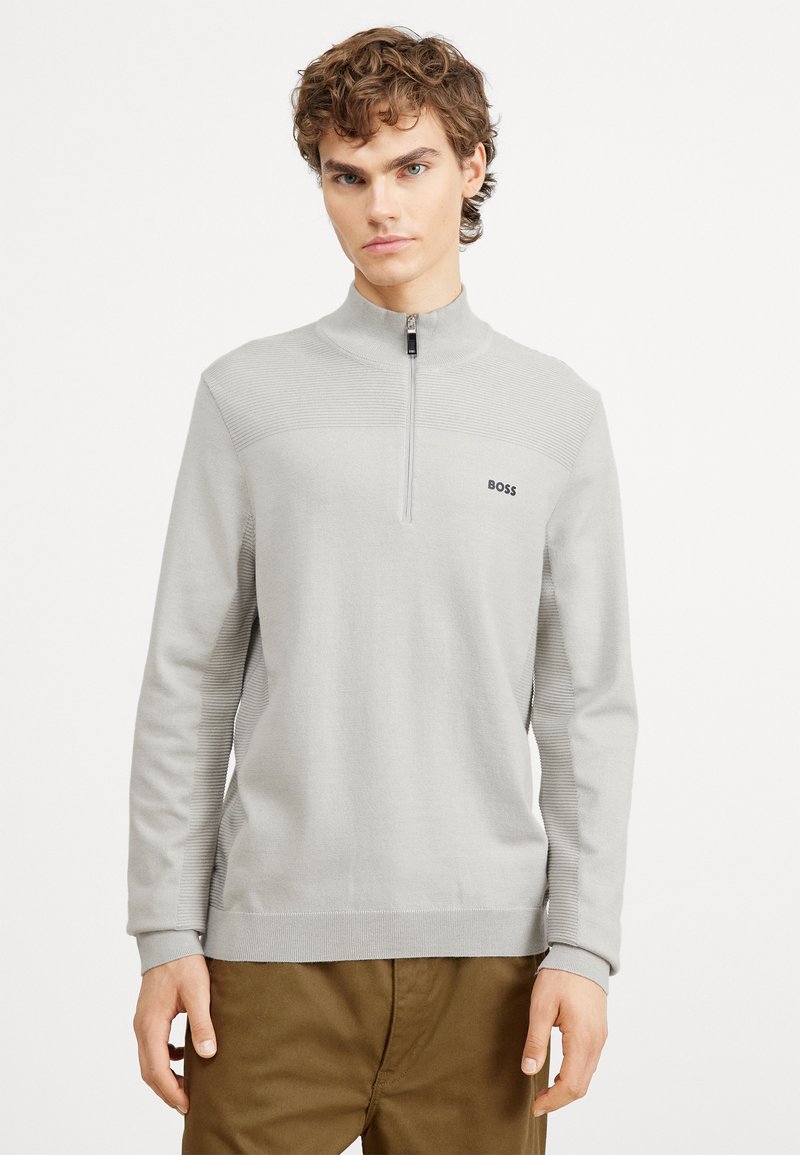 BOSS MOMENTUM - Jumper - open grey/grey - Zalando.co.uk