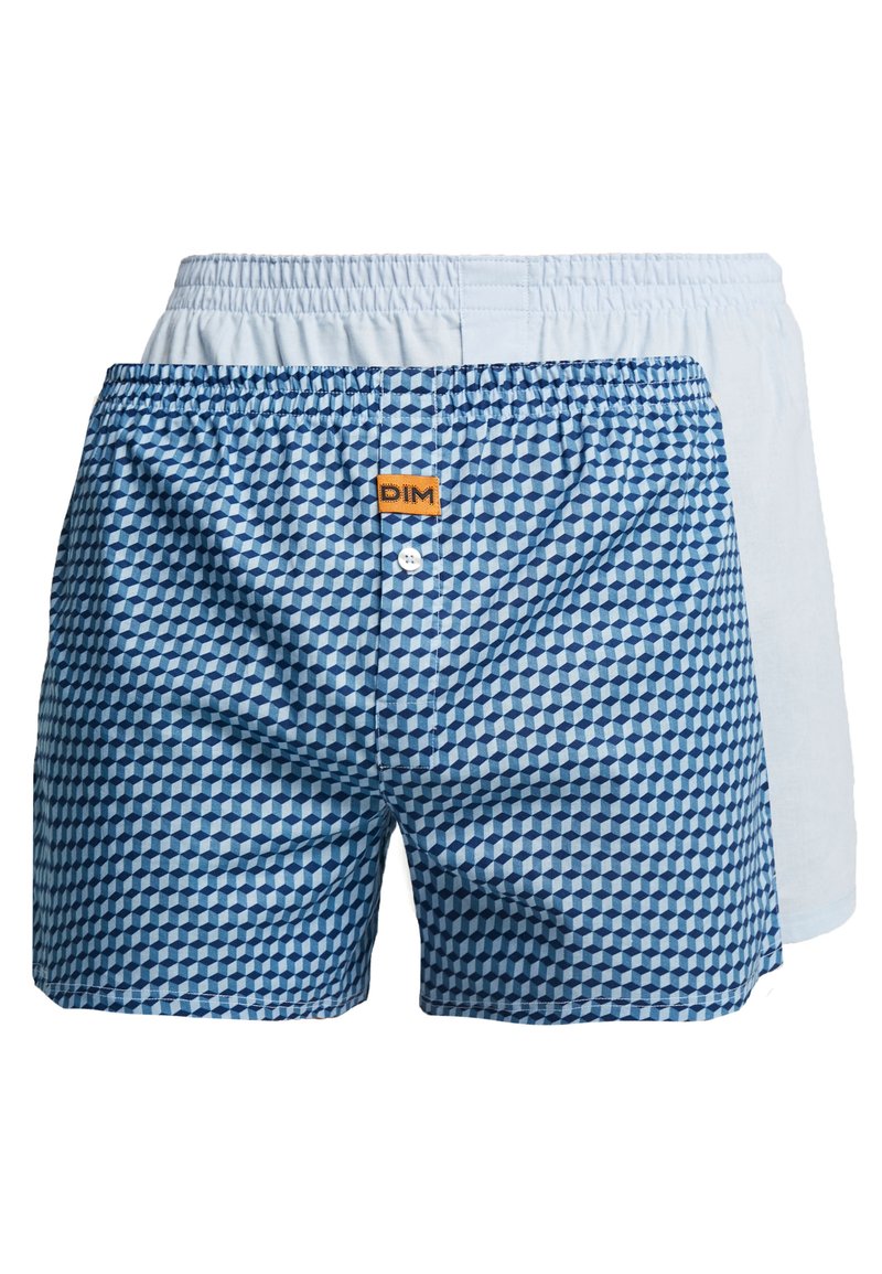 DIM 2 PACK - Caleçon - blue/bleu clair - ZALANDO.FR