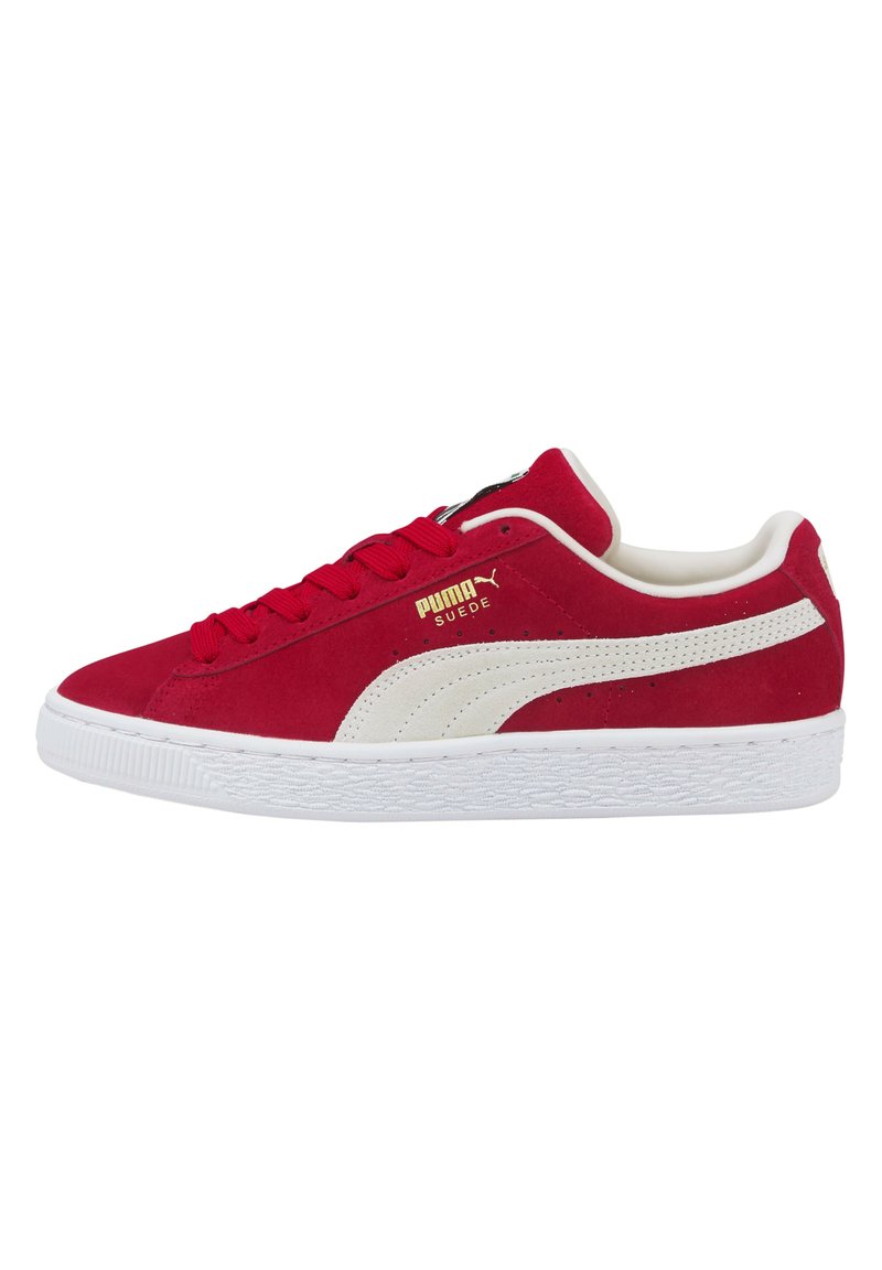 Puma BASKET CUIR CLASSIC - Baskets basses - rouge/blanc/rouge - ZALANDO.FR
