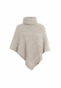 Knit Factory AMBER - Cape - iced clay beige/mottled beige - Zalando
