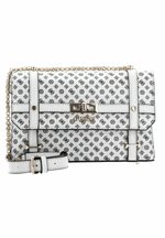 Guess EMILEE CONVERTIBLE - Bandolera - stone logo/blanco - Zalando.es