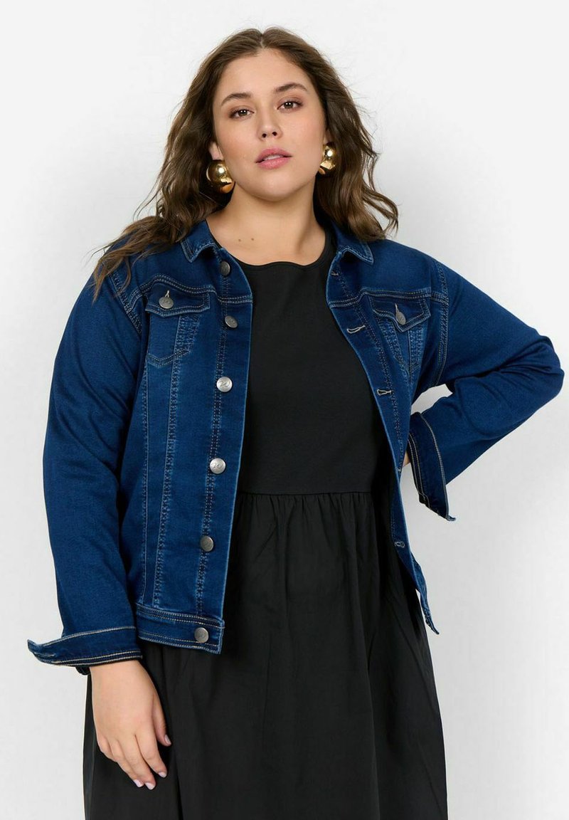 Wasabi Denim jacket - dark blue denim/dark blue - Zalando.ie
