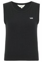 Lee CROPPED CREW - Top - black - Zalando.de