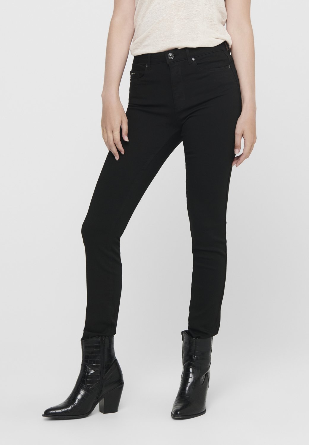 ONLY ONLFOREVER LIFE - Jeans Skinny Fit - black denim - Zalando.ch