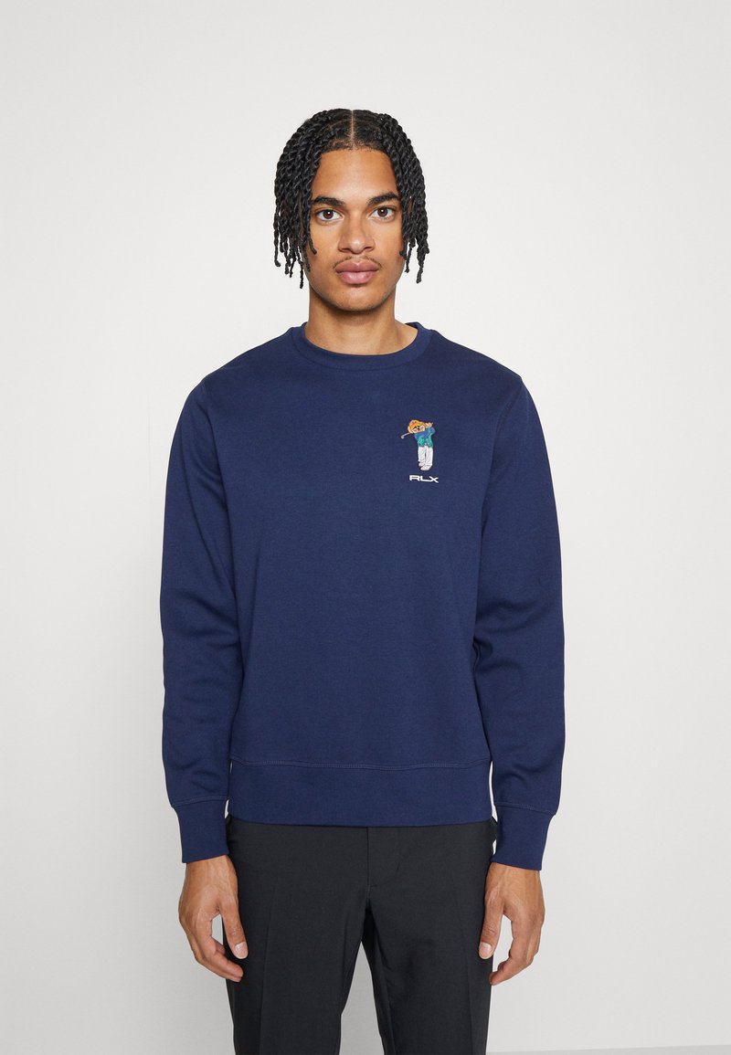Polo Ralph Lauren BEAR LONG SLEEVE - Sweatshirt - refined navy/dark ...
