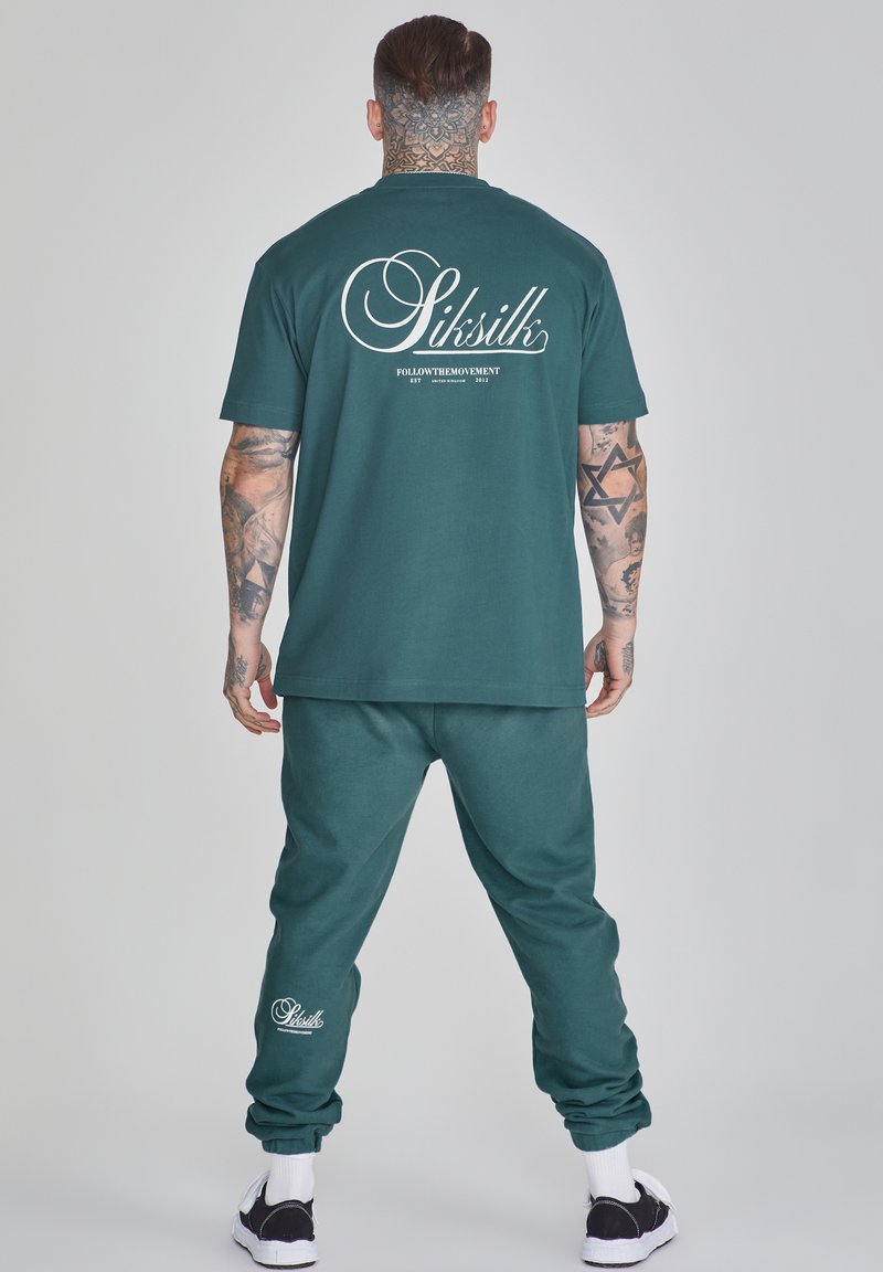 SIKSILK GRAPHIC - T-Shirt print - green/grün - Zalando.de