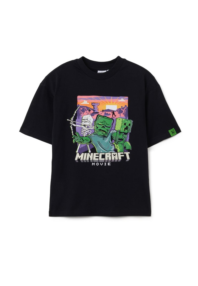 OVS Print T-shirt - gunmetal/grey - Zalando