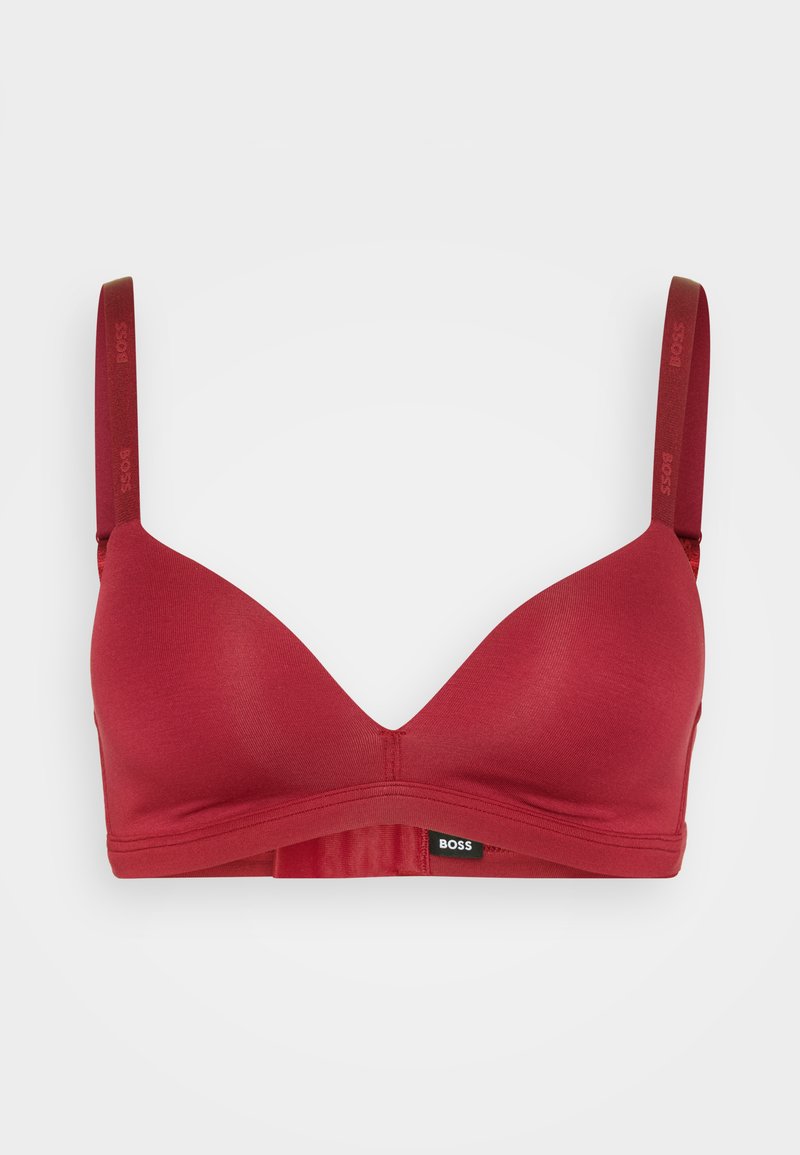 BOSS PADDED - Triangle bra - dark red - Zalando.co.uk