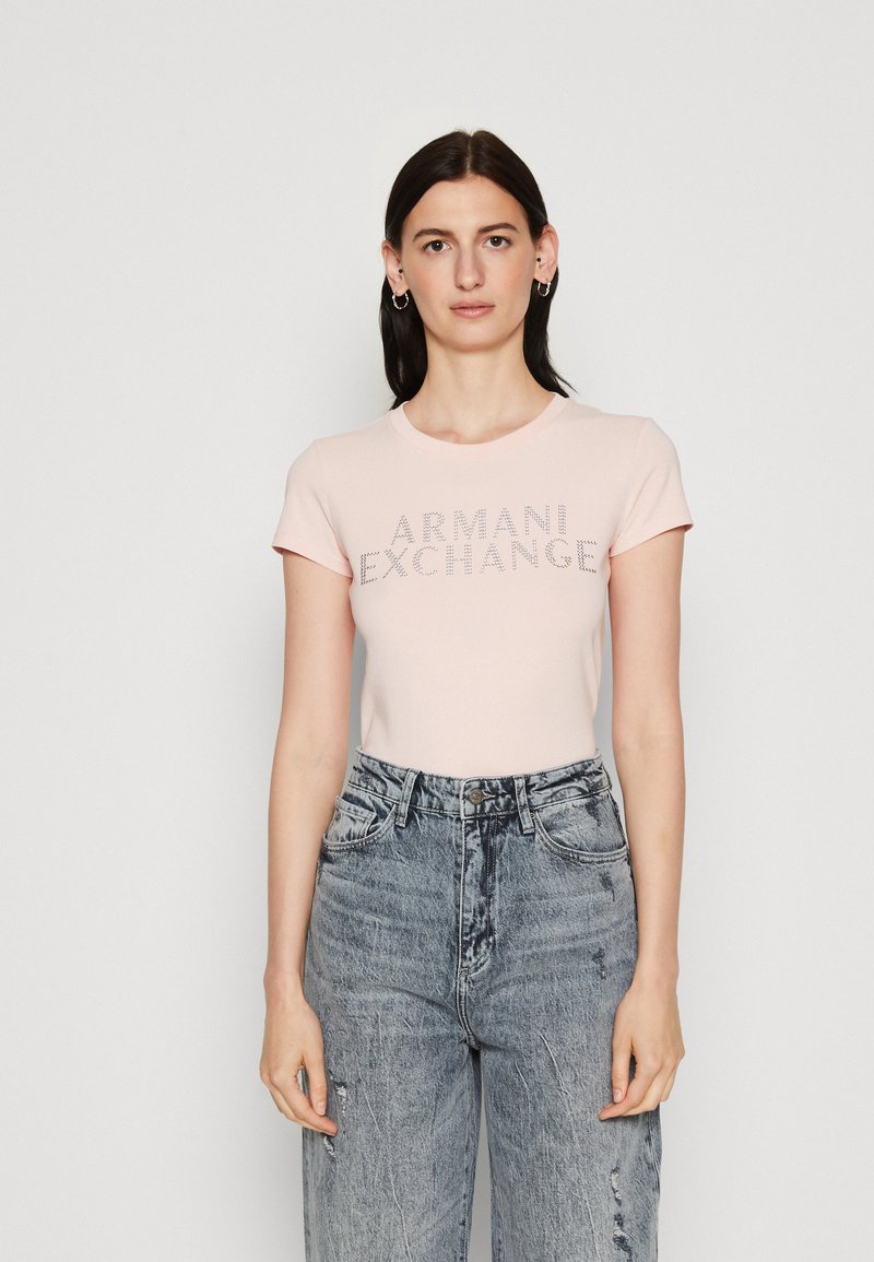 Pink Armani Exchange Shirt
