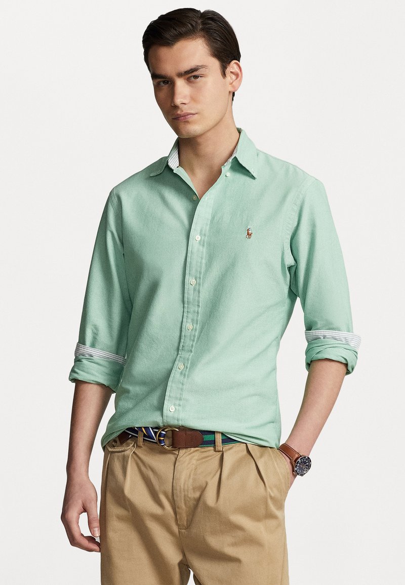 Polo Ralph Lauren LONG SLEEVE SPORT SHIRT - Chemise - golf green/vert - ZALANDO.FR