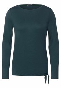 Cecil MIT KNOTENDETAIL - Langarmshirt - grün/oliv-meliert - Zalando.ch