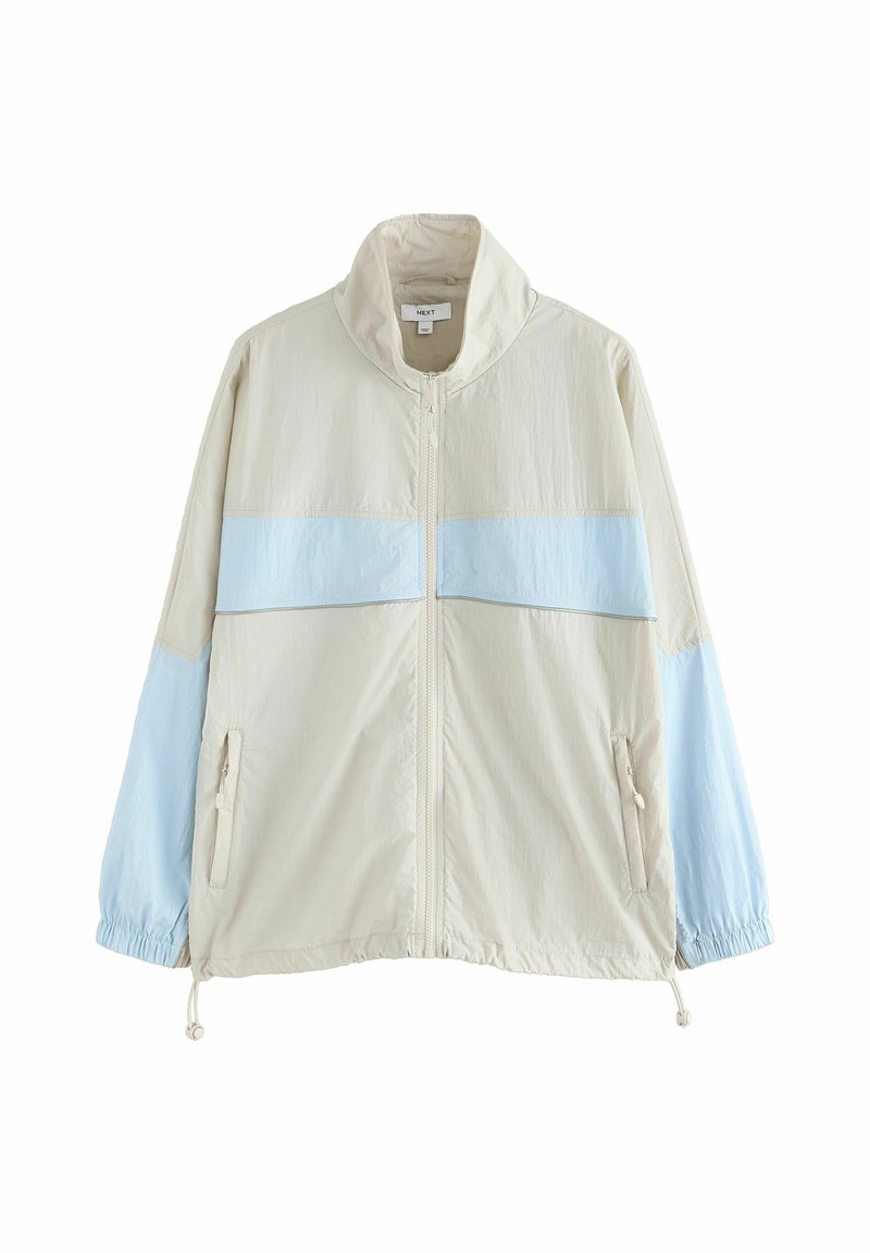 Next COLOURBLOCK RUNNING - Lichte jas - blue ecru/beige - Zalando.nl