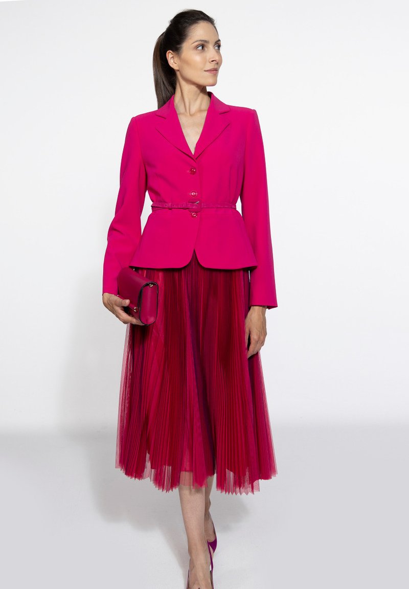 Deni Cler Milano MAGENTY - Spódnica plisowana - Zalando.pl