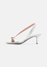 MOSCHINO STILL LIFE WITH HEART - Sandaler - argento/silverfärgad ...