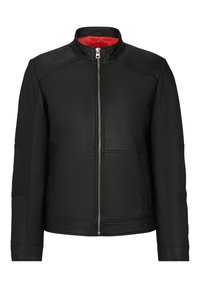 HUGO LOKIS - Leather jacket - black - Zalando.ie