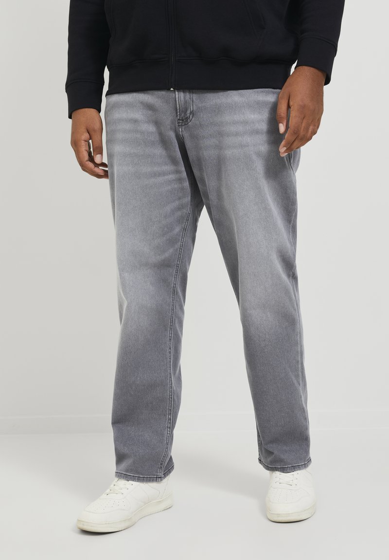 Jack & Jones IMIKE ORIGINAL MF - Egyenes szárú farmer - grey denim ...