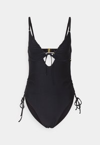 Boux Avenue IBIZA EYELET SWIMSUIT - Maillot de bain - black/noir ...