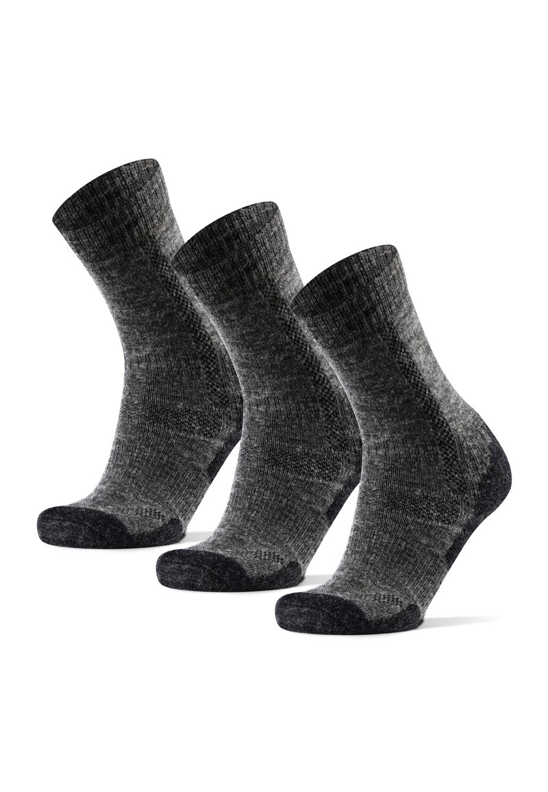 Danish Endurance CLASSIC HIKING SOCKS 3 PACK - Sportsocken - dark grey ...
