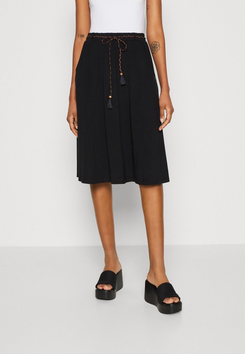 Ragwear REIKKO - A-lijn rok - black/zwart - Zalando.nl