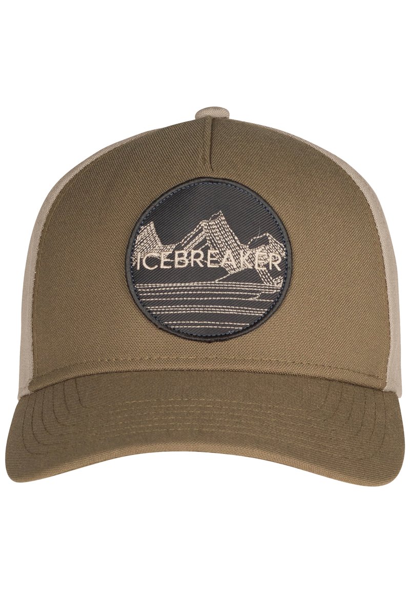 Icebreaker U MERINO ICEBREAKER GRAPHIC HAT FLINT/BRITISH TAN - Cap ...