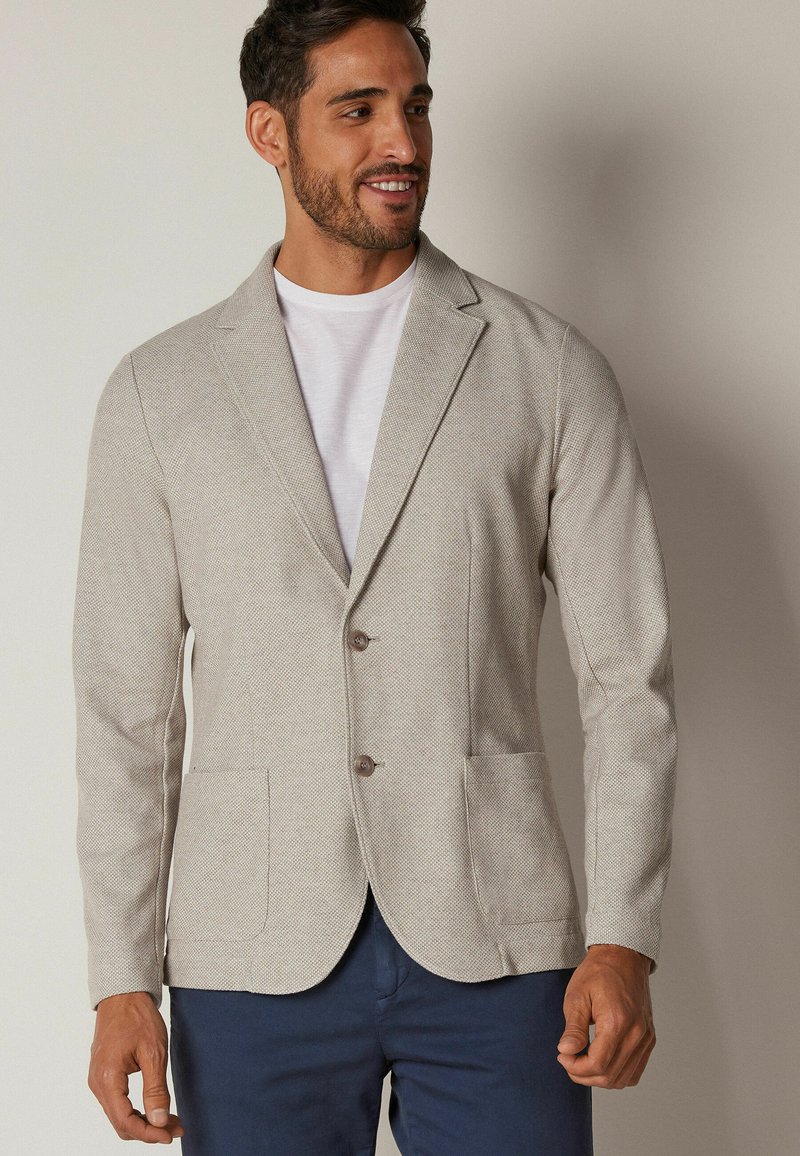 Falconeri Blazer jacket - natural/nude - Zalando