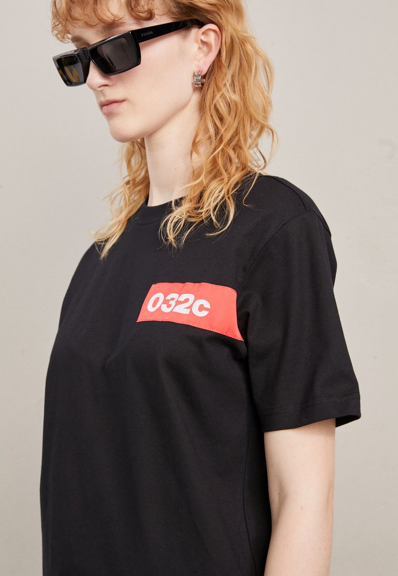 032c TAPED TEE - T-Shirt print - black/schwarz - Zalando.at