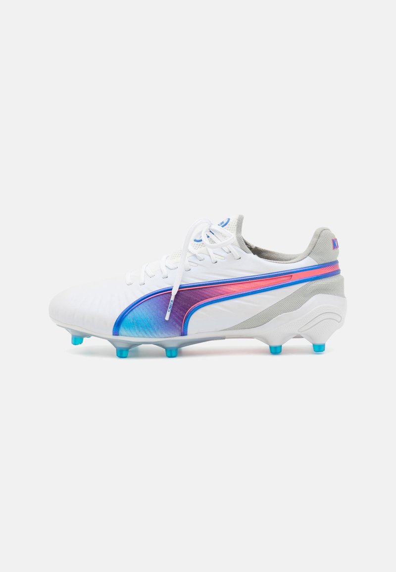 Puma KING ULTIMATE FG/AG - Moulded stud football boots - white ...