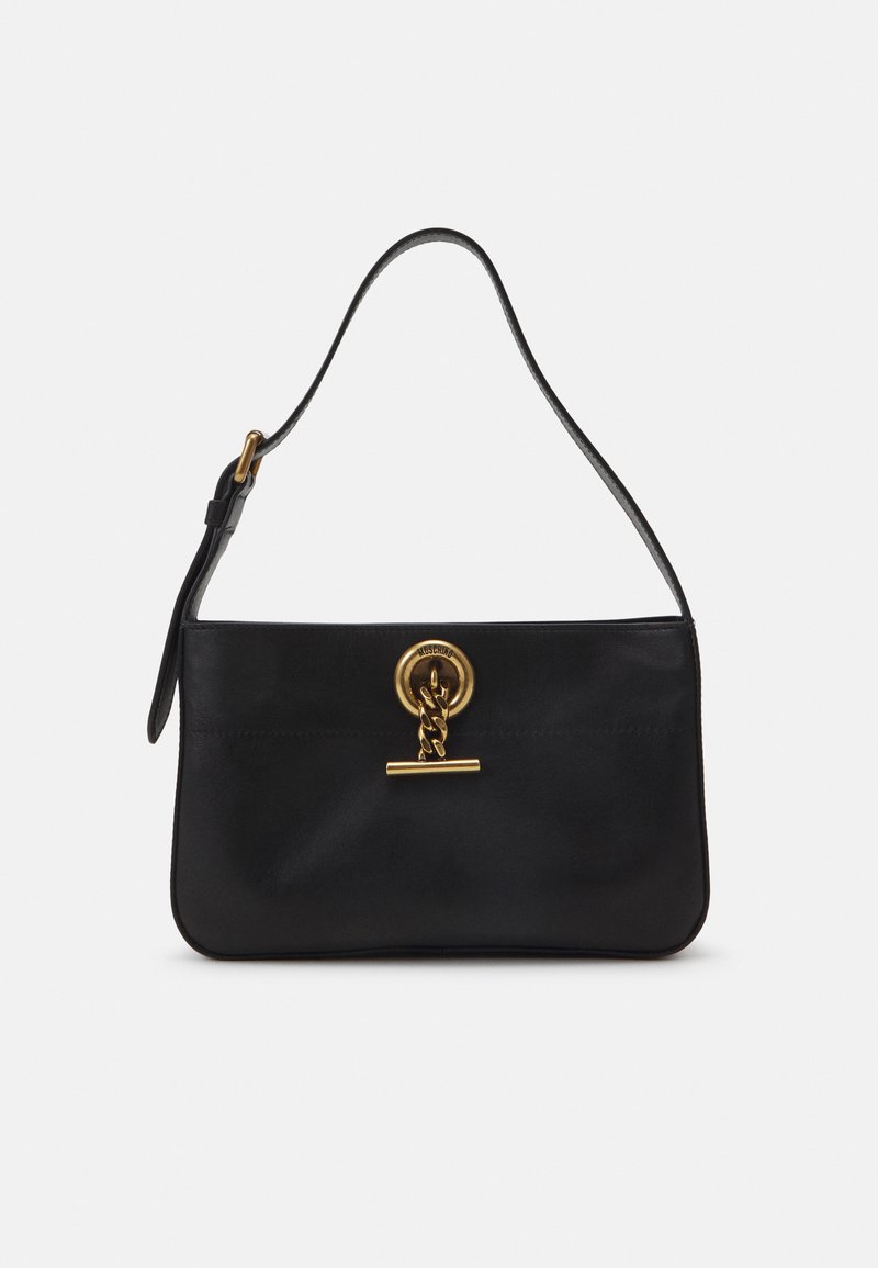 MOSCHINO METAL TOGGLE - Handbag - black - Zalando.ie