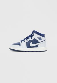 Jordan AIR JORDAN 1 MID UNISEX - Sneakers high - blue void/pure ...