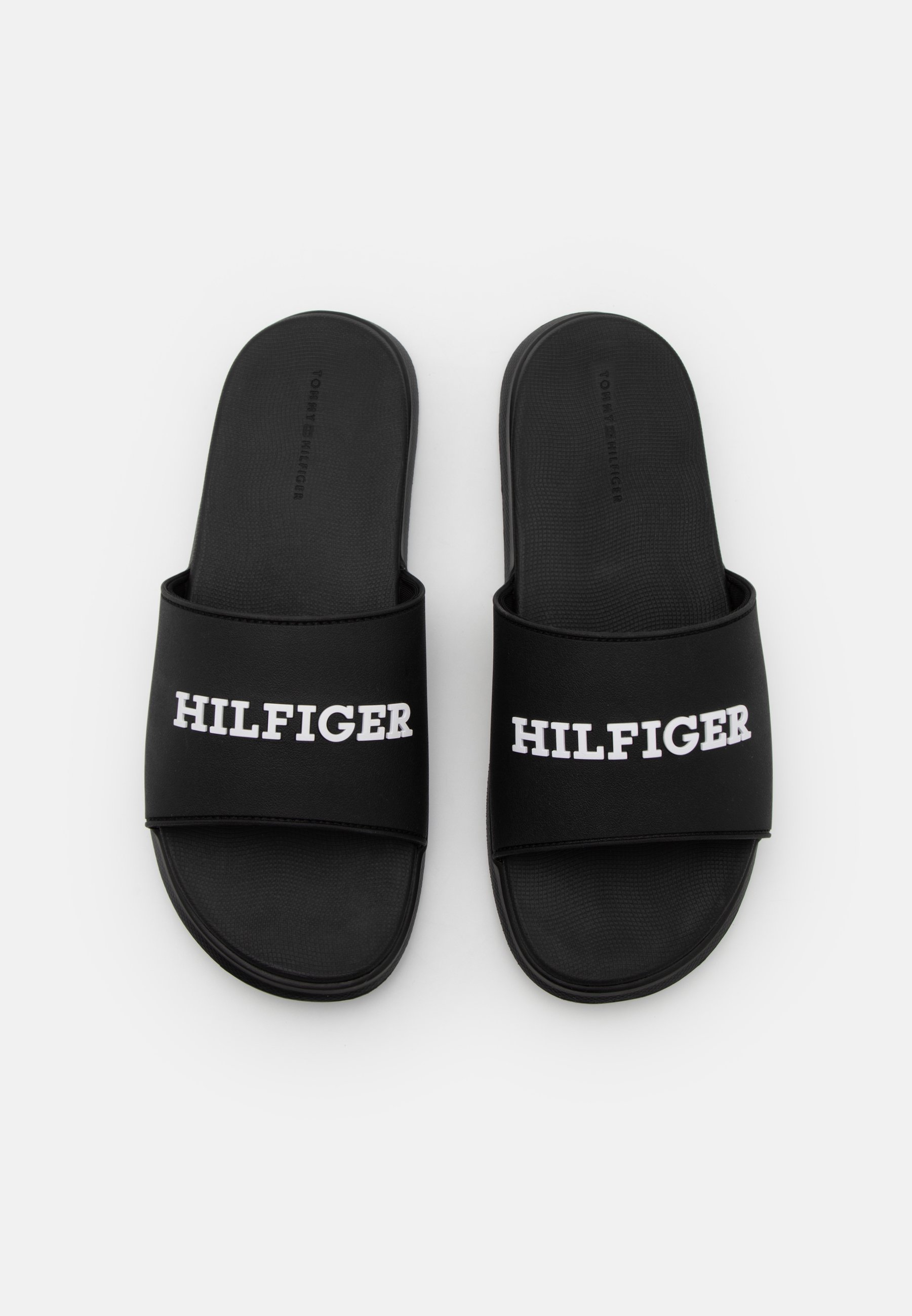 Tommy Hilfiger DUAL DENSITY POOL SLIDE Badesandale black schwarz Zalando