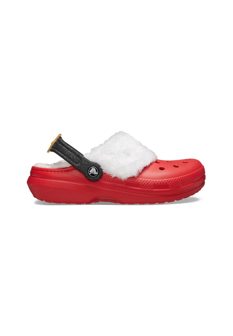 Crocs CLASSIC LINED SANTA - Clogs - varsity red multi/meerkleurig ...