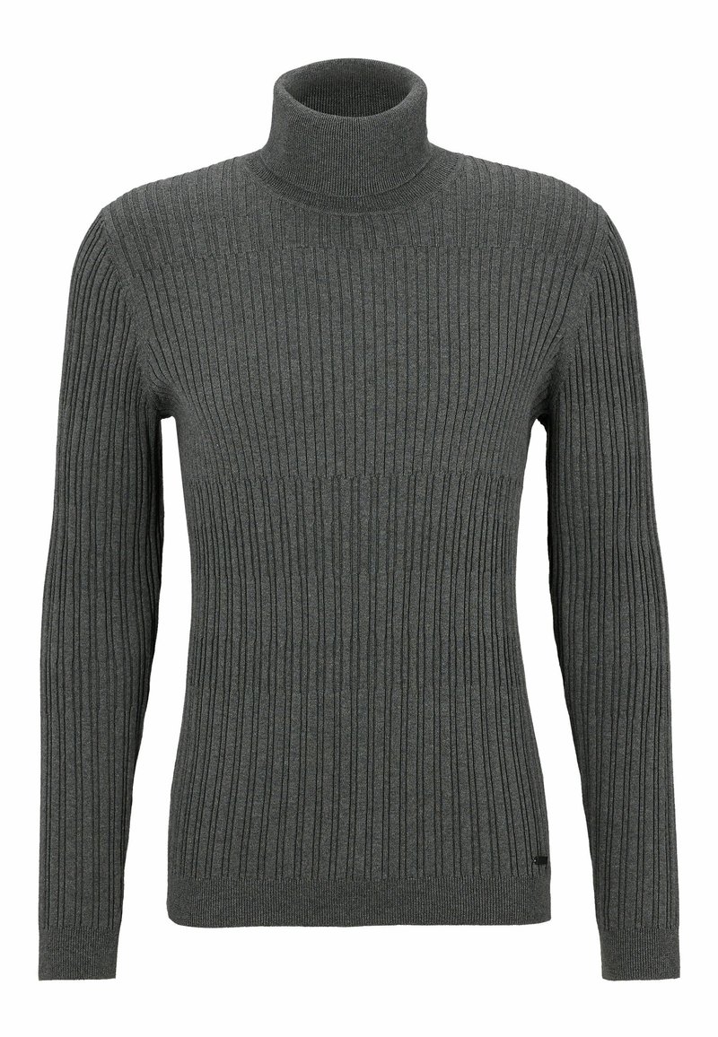 HUGO SMAXO - Strickpullover - dark grey one/dunkelgrau - Zalando.de
