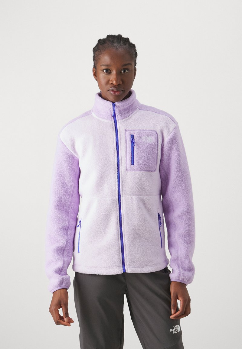 The North Face YUMIORI FULL ZIP - Fleece jacket - icy lilac/lite lilac ...