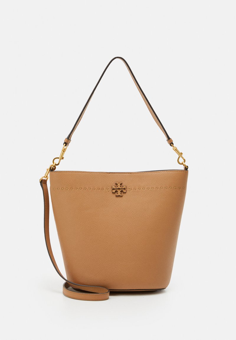 Tory Burch MCGRAW BUCKET BAG - Handbag - tiramisu/camel - Zalando.co.uk