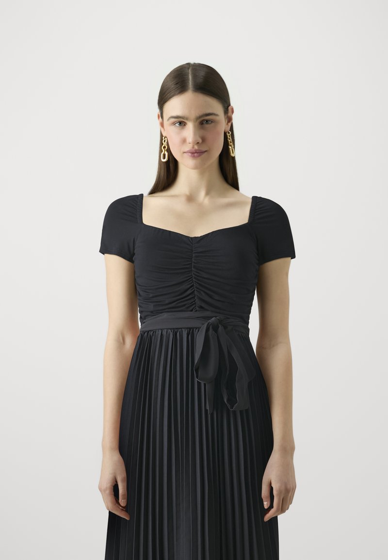 Guess VERONICA PLEAT - Cocktail dress / Party dress - jet black/black ...